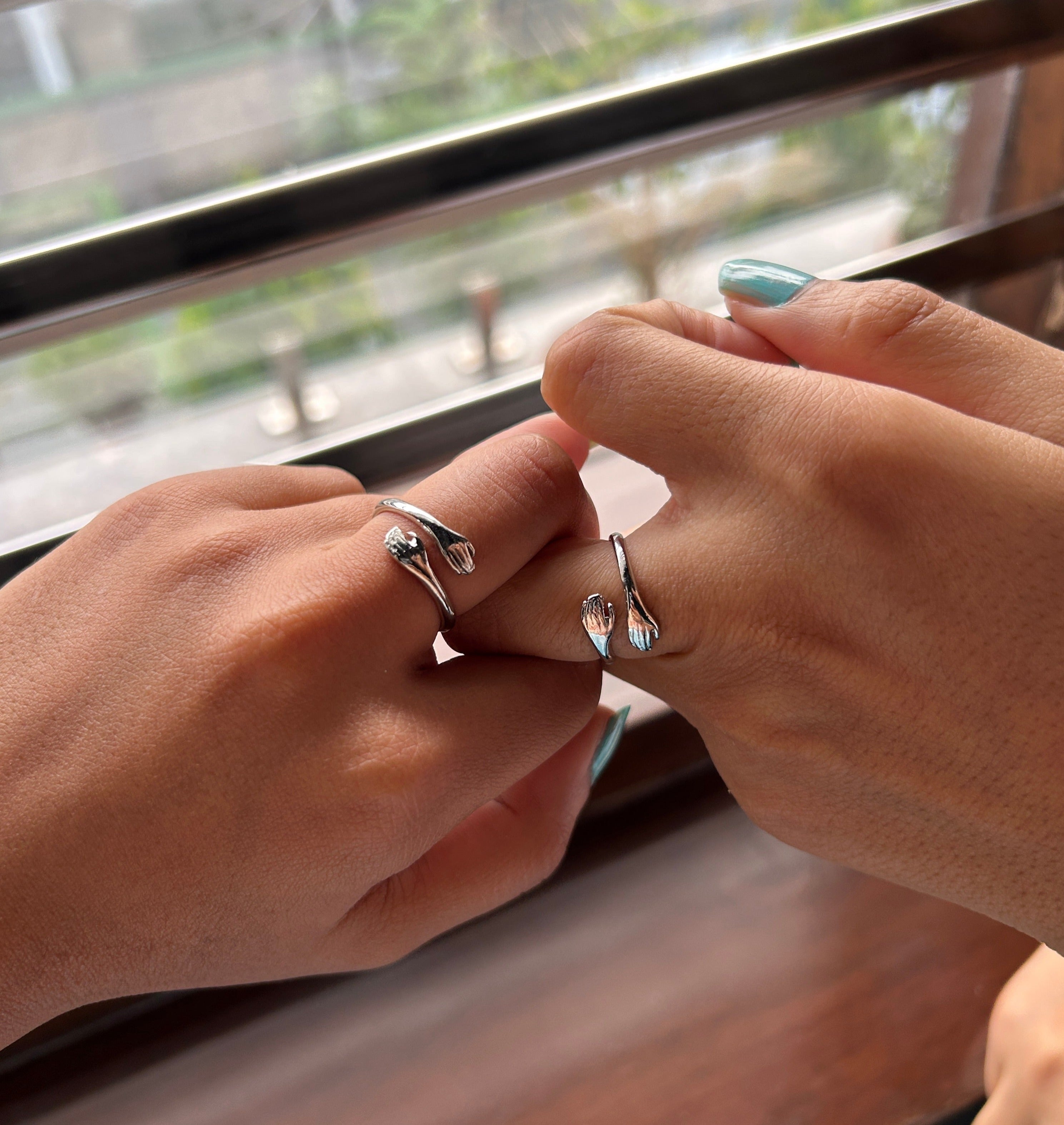 Hug Rings- Perfect Gift for your loved ones , Adjustable and Hallmarke ...
